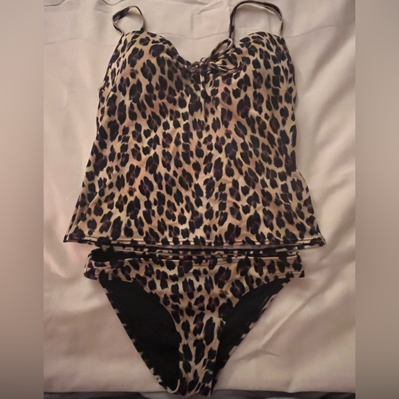 Victoria's Secret | Swim | Victorias Secret Leopard Print Tankini ...